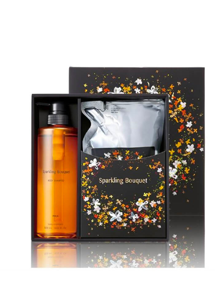 POLA Sparkling Bouquet Body Shampoo Set 500mL 470mL (Refill)